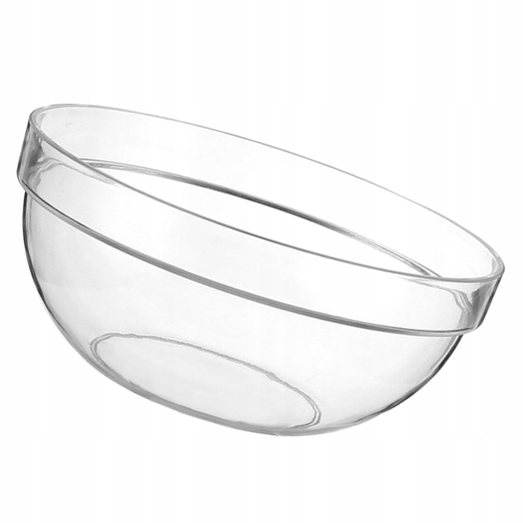 SZKLANE MISKI NA SAŁATKI PLASTIKOWE TERRARIUM DO GOTOWANIA DUŻE ...