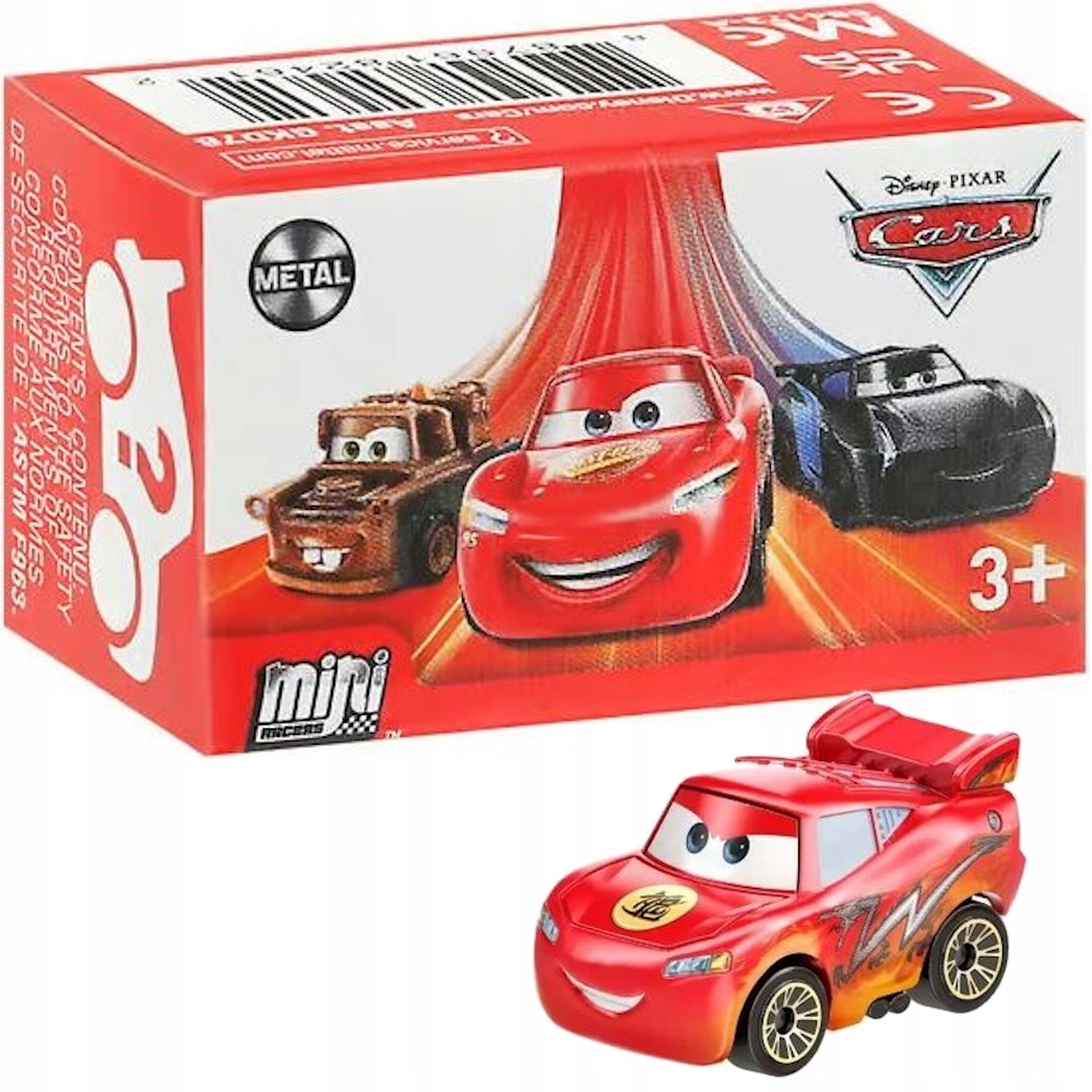 CARS AUTA DISNEY MIKROAUTA METAL MINI RACERS PUDEŁKO NIESPODZIANKA ...