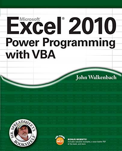 Excel 2010 Power Programming - Niska cena na Allegro.pl Excel 2010 Power Programming - Niska cena na Allegro.pl