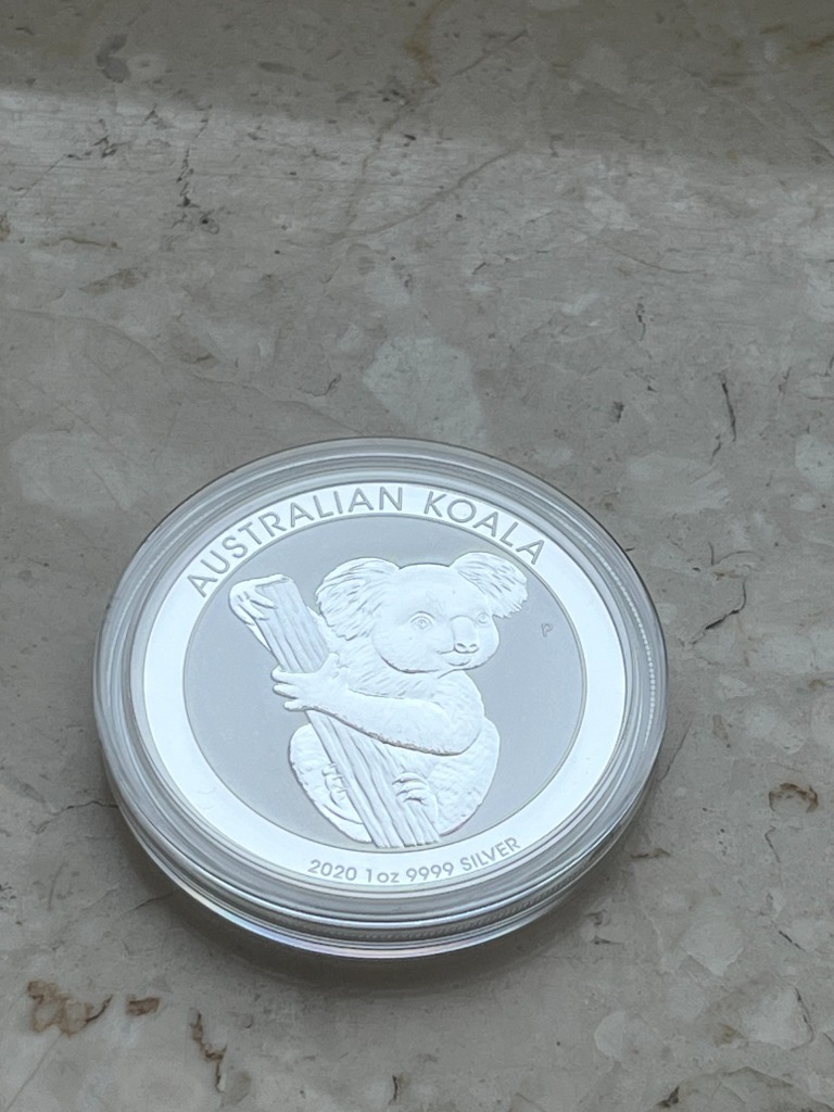 Koala 2020 srebro 31,1 g próba 999,9 • Cena, Opinie - Allegro