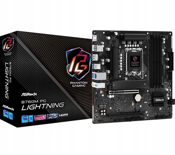 Płyta główna Micro ATX ASRock B760M PG Lightning DDR5 w Rożnów - Sklep ...