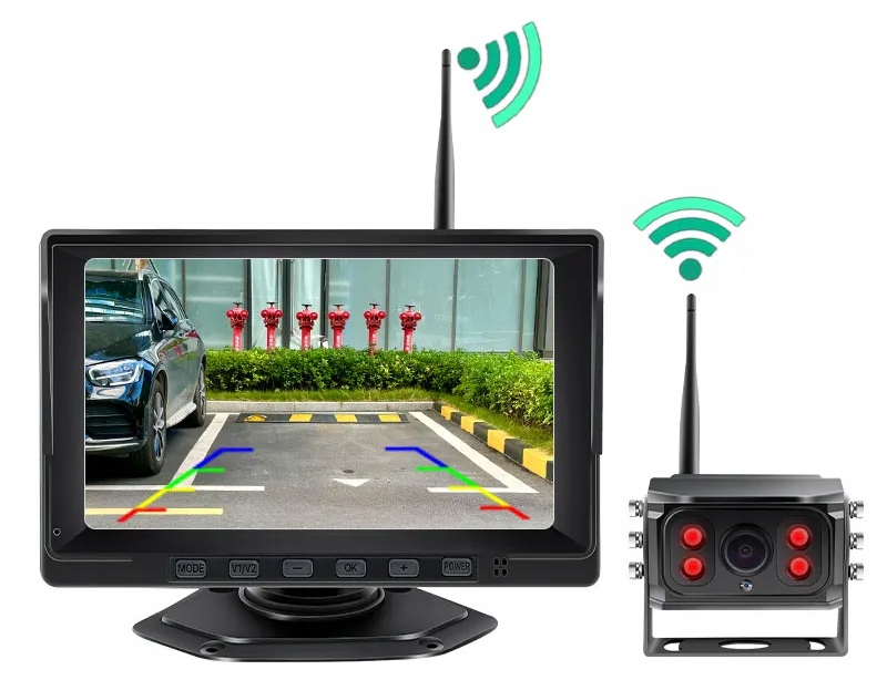 SET BEZDRÁTOVÉ COUVACÍ KAMERA + 7" MONITOR BUS TIR - Allegro