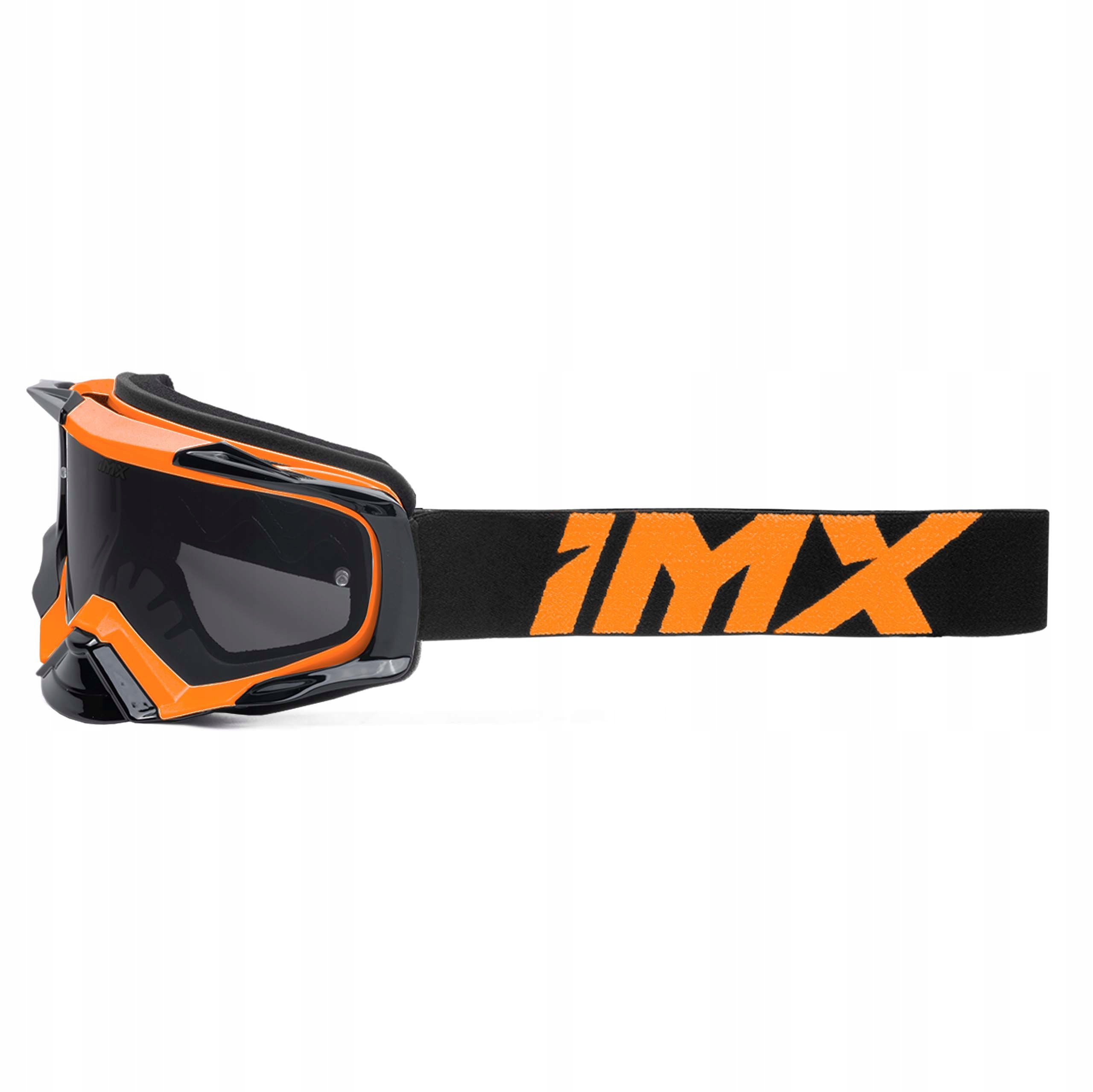 GOGLE IMX DUST ORANGE MATT BLACK 2 SZYBY W ZESTAWIE CROSS ENDURO QUAD ...