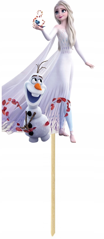 TOPPER NA TORT URODZINY ELSA OLAF KRAINA LODU 13172559406 - Allegro.pl