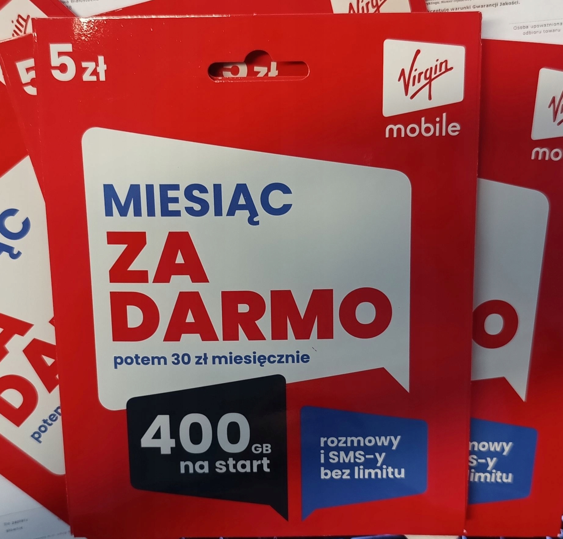 Starter Virgin Mobile internet 400GB na 30dni - Sklep, Opinie, Cena w ...
