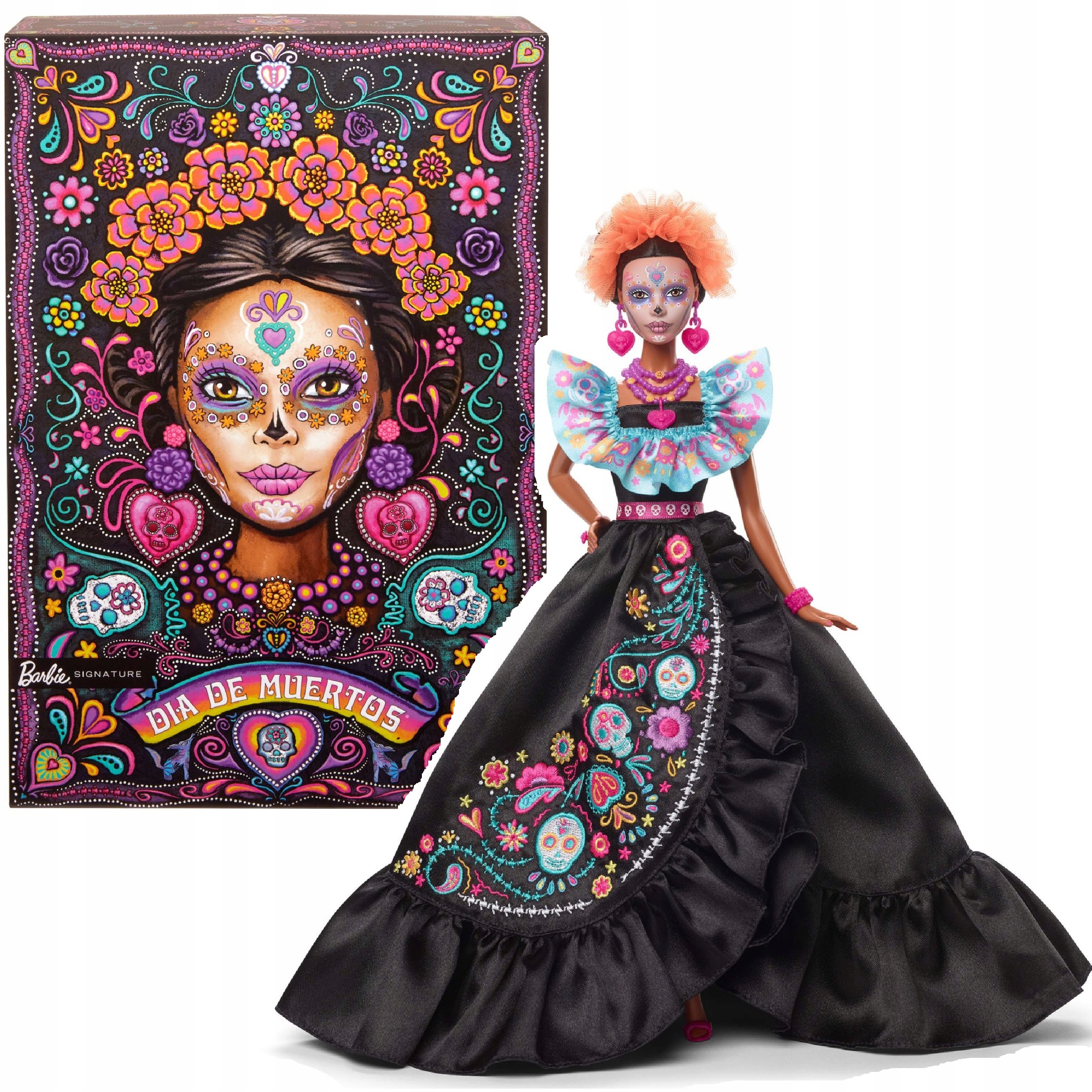Barbie Dia de Muertos Barbie Panenka MATTEL HRM72 DÁREK za 1662.00CZK ...