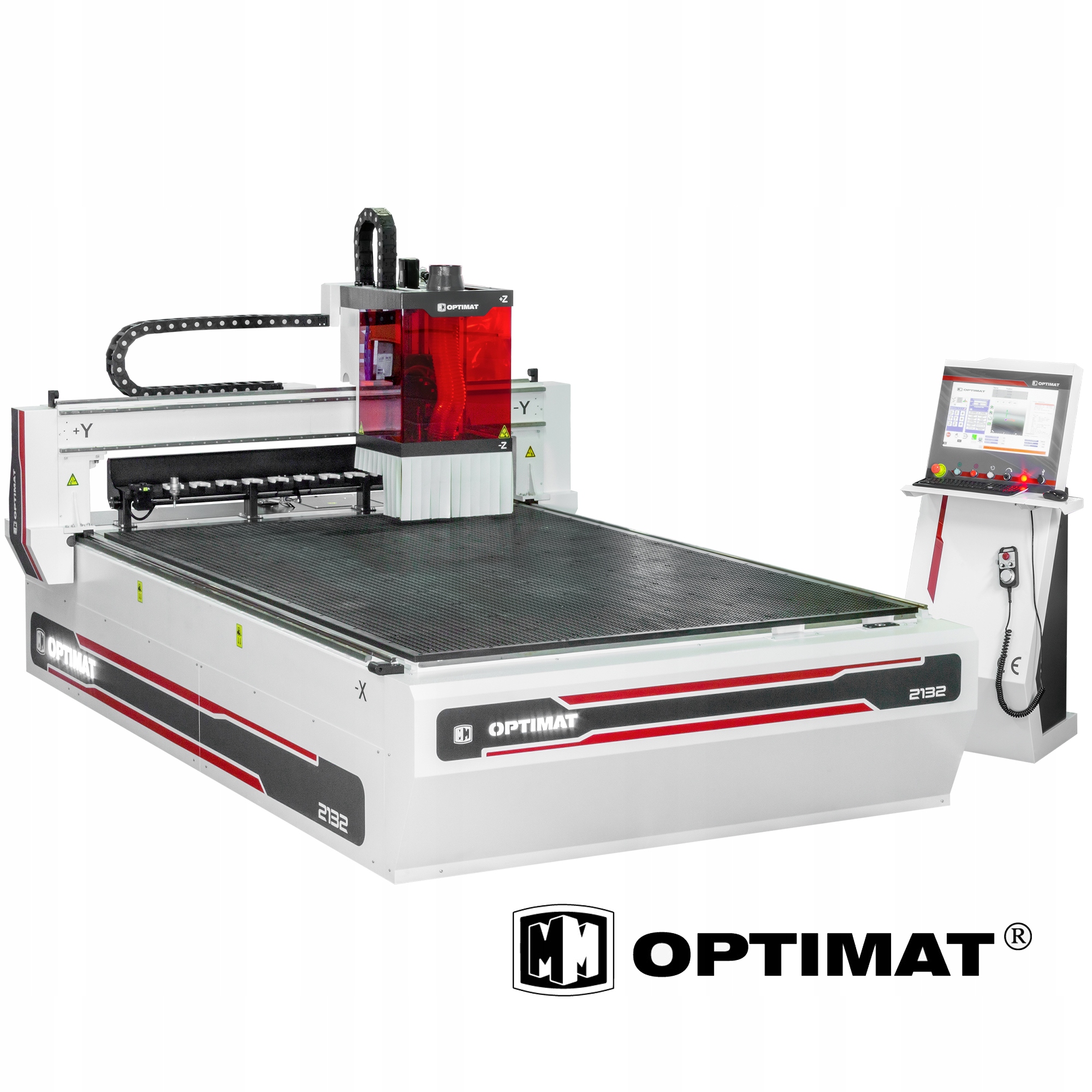 FREZARKA CNC do drewna 2132 ATC OPTIMAT 2100x3200 10kW, Fronty Drzwi Meble • Cena, Opinie ...