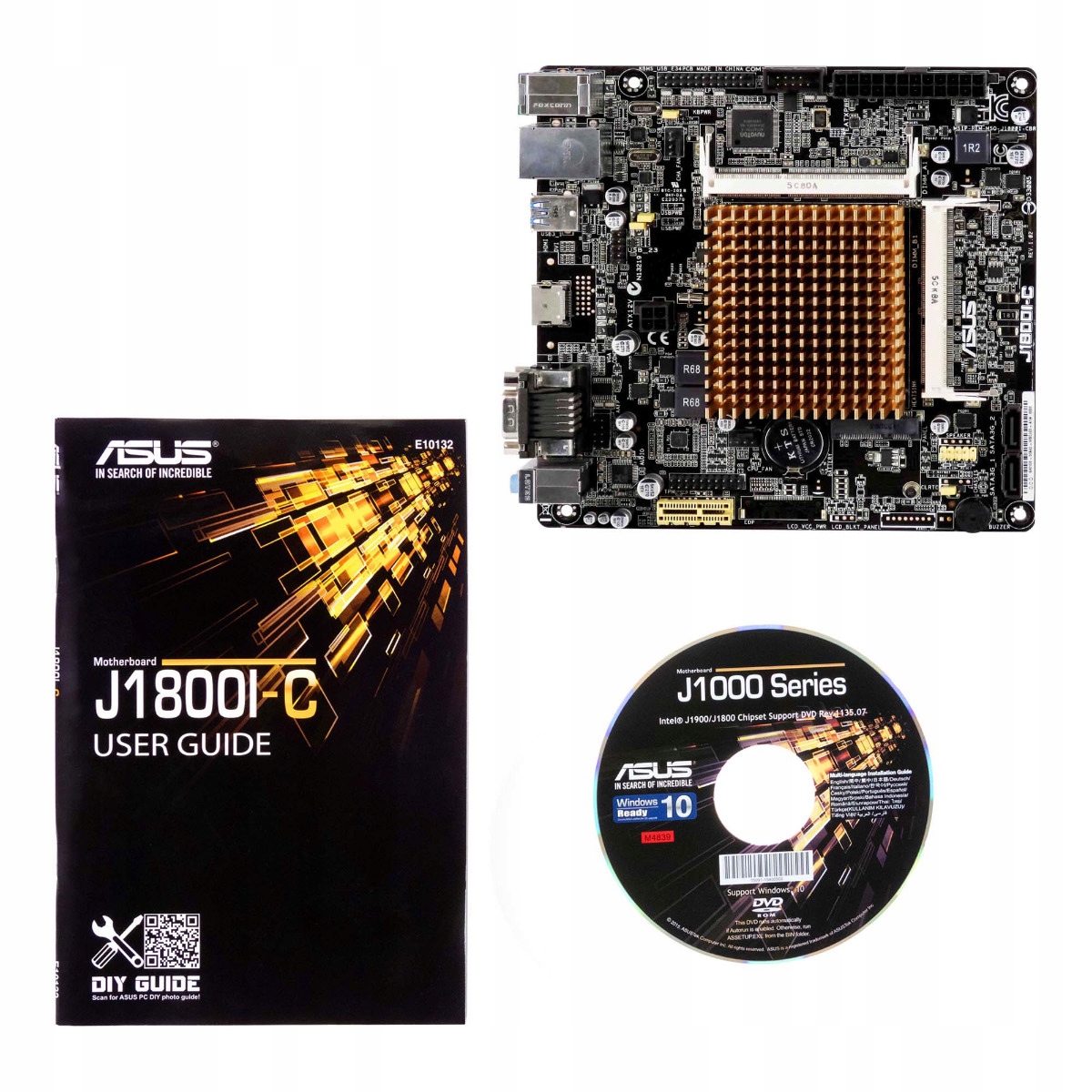 ASUS J1800I-C Intel Celeron J1800 SoC DDR3 PCIe mini-ITX + MANUAL + CD w Żary - Sklep, Opinie ...