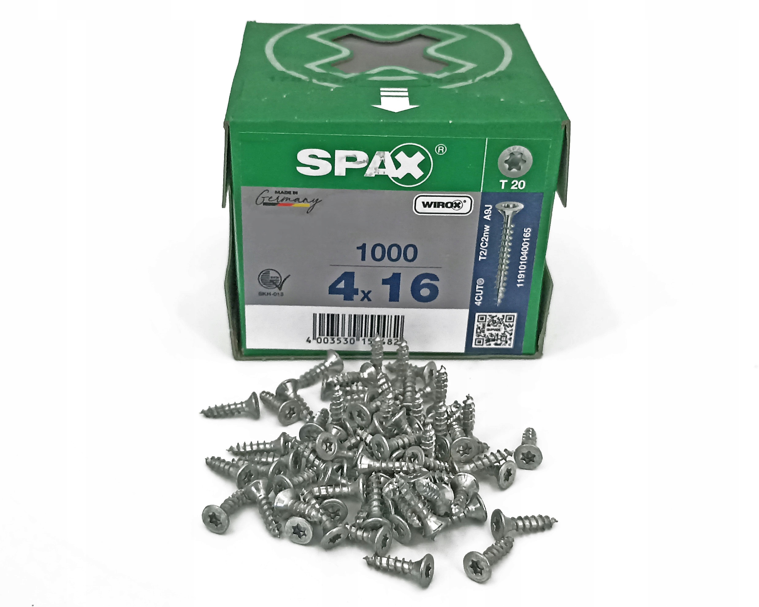 Wkręty Spax 4x16 1000szt WIROX 4CUT TX T20 (1191010400165) • Cena ...