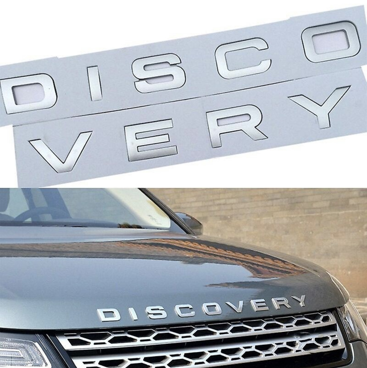 Napis Land Rover Discovery w Emblematy, znaczki i loga do samochodów ...