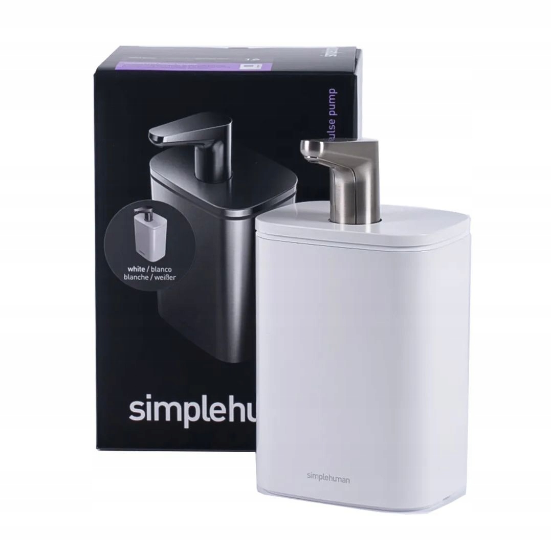 Ręczne dozownik do mydła stojący Simplehuman 473 ml biały, czarny, szary - porównaj ceny ...