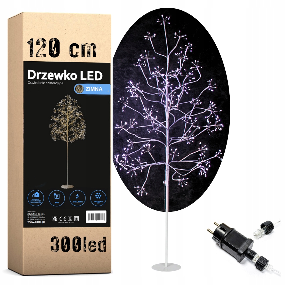 Drzewko świecące led stroik świąteczne choinka lampka dekoracyjna ...