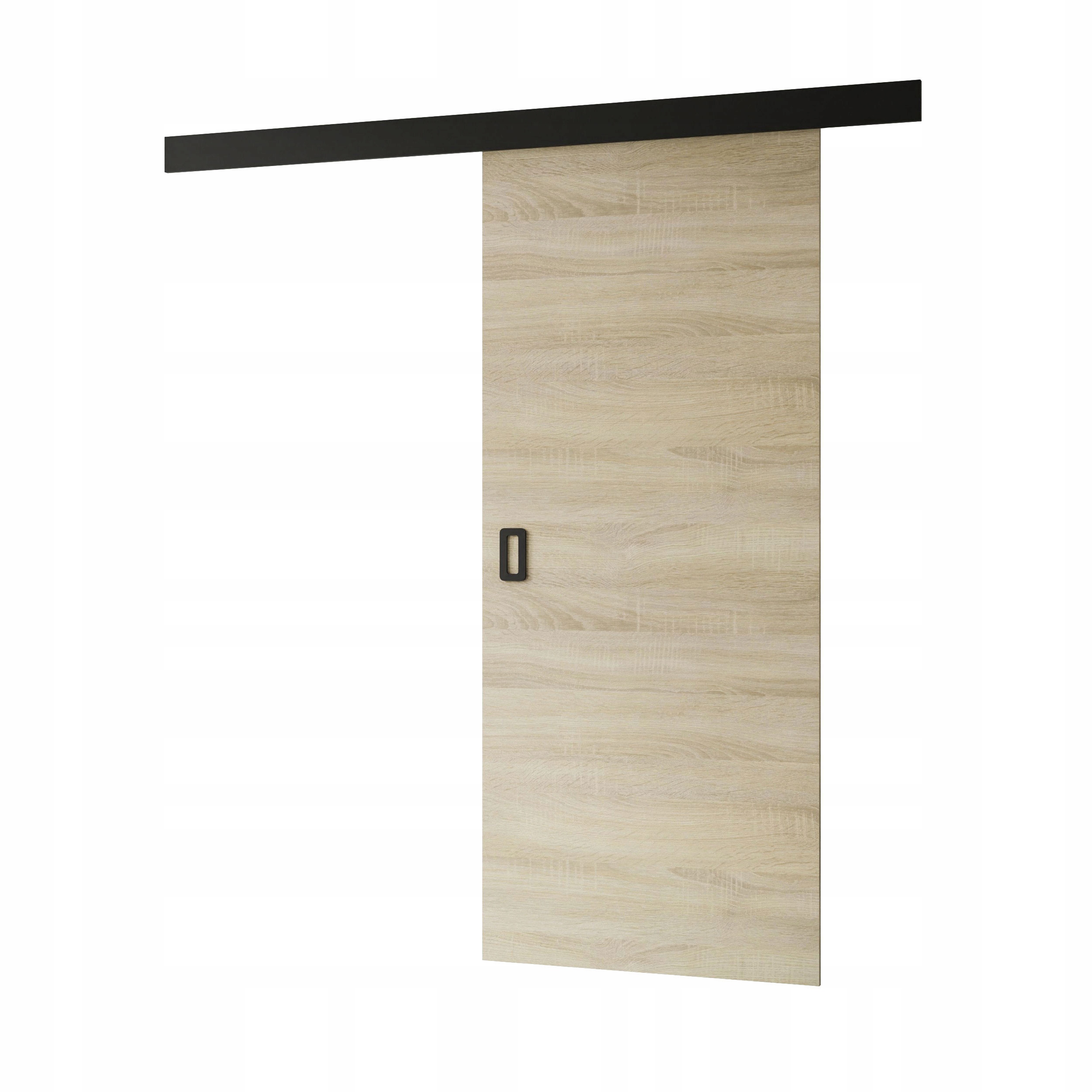 Posuvné dveře WAYATT s úchytkou, Dub Sonoma, samodovírací mechanismus ...