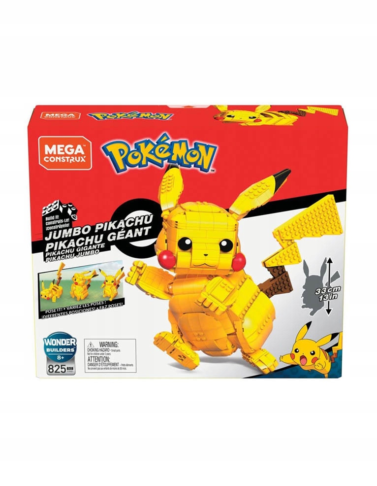 Klocki Mega Bloks FVK81 Pokemon Pikachu 825 szt. (0887961661149) • Cena ...