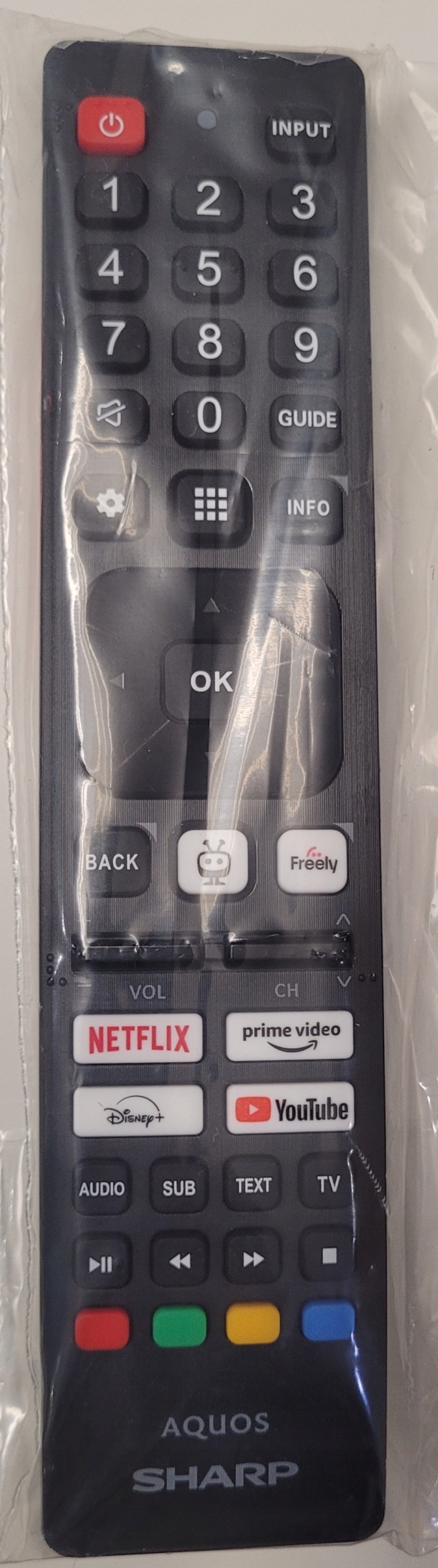 Pilot do TV SHARP AQUOS SHW/RMC/0155N (B399) • Cena, Opinie - Allegro