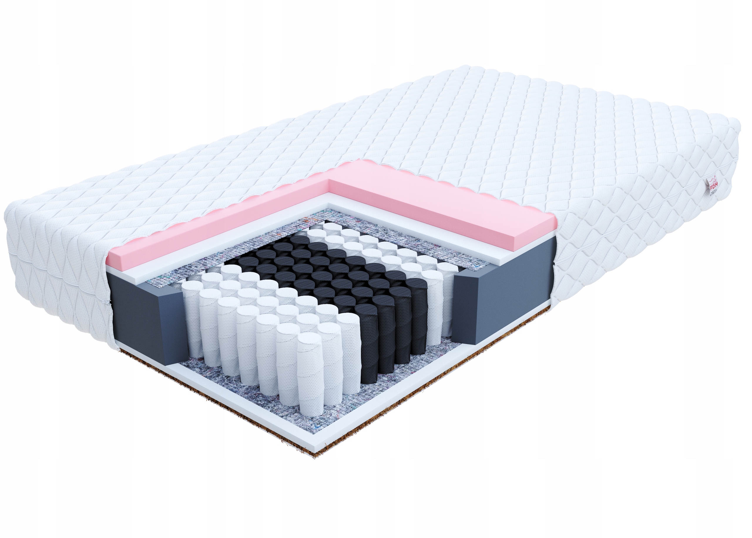 Materac kieszeniowy Vigo Max H3 H4 visco kokos 160x200x28 • Cena ...