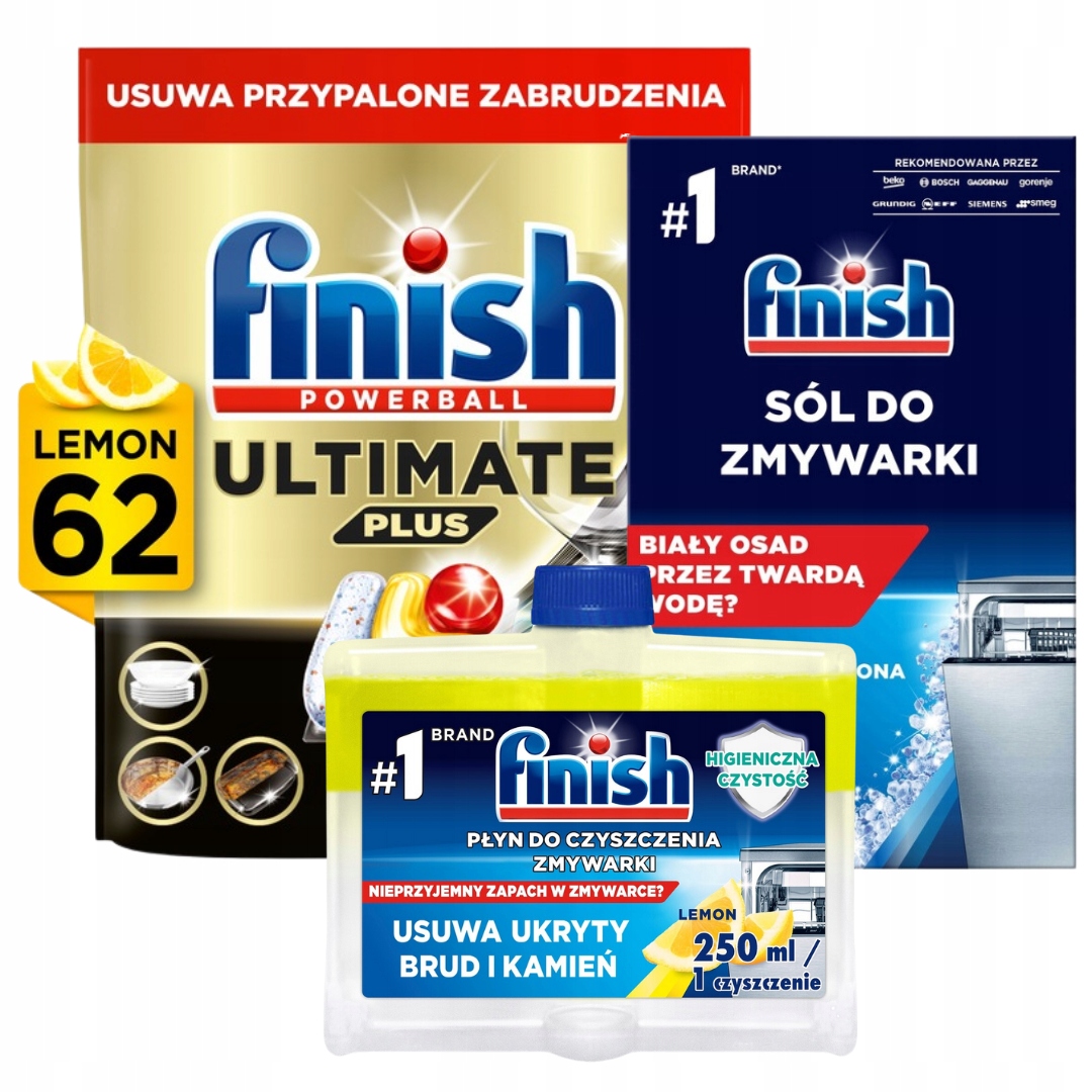 Finish Ultimate Plus Kapsułki 62 Lemon + 2 Dodatki (15908252017079 ...