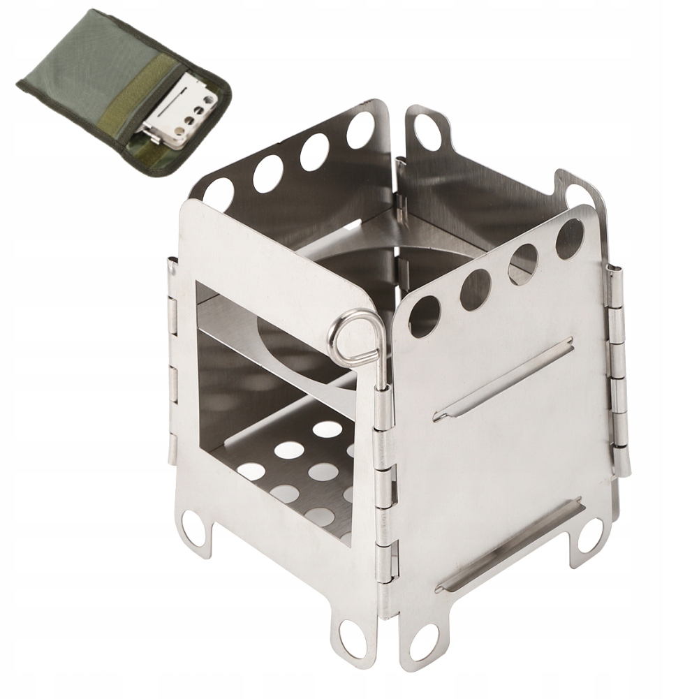 GRILL PIEC TURYSTYCZNY OGRODOWY PRZENOŚNY SKŁADANY RUSZT KUCHENKA ...