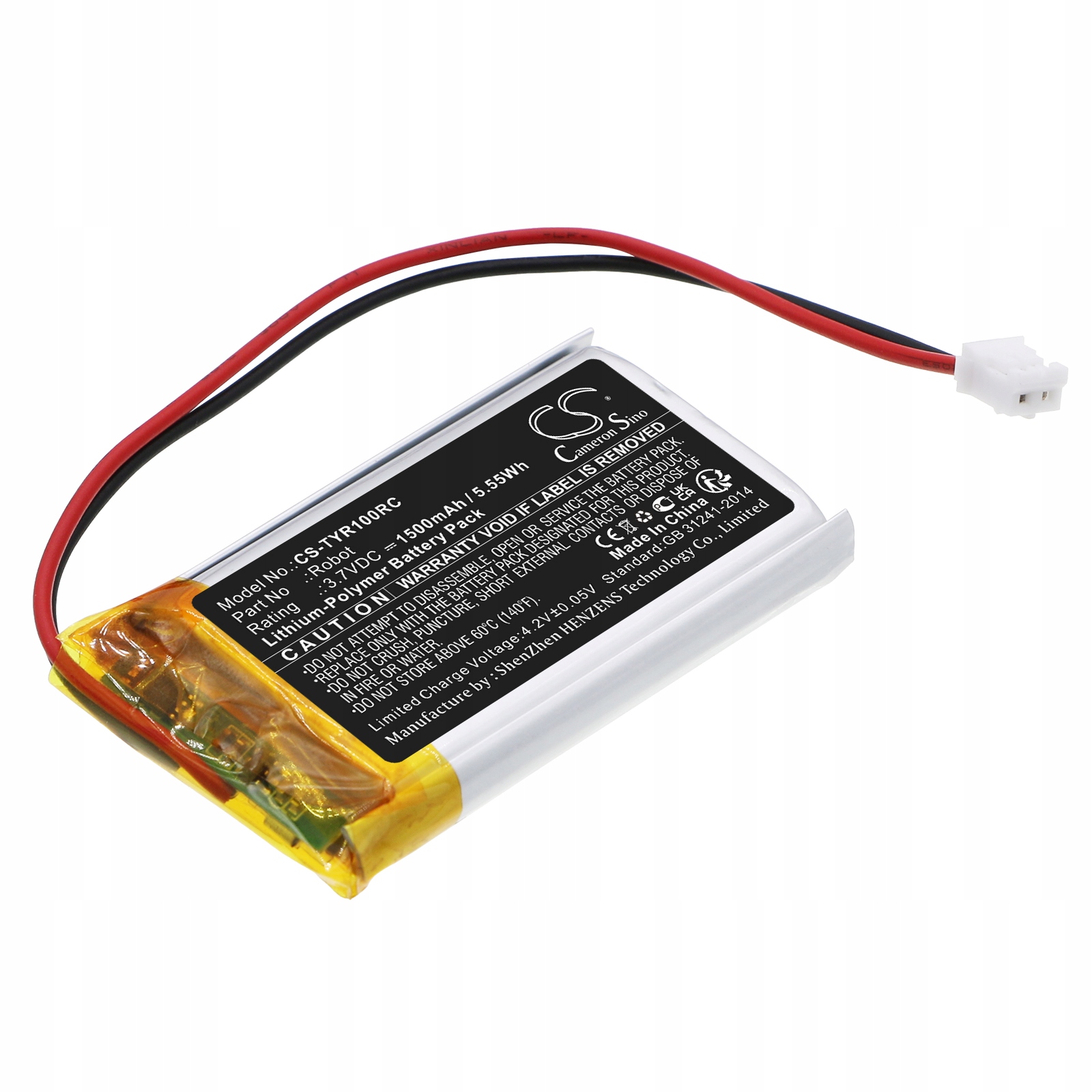 Thymio Robot 1500 mAh Li-Polymer 3.7 V (Cameron Sino) CS-TYR100RC w ...