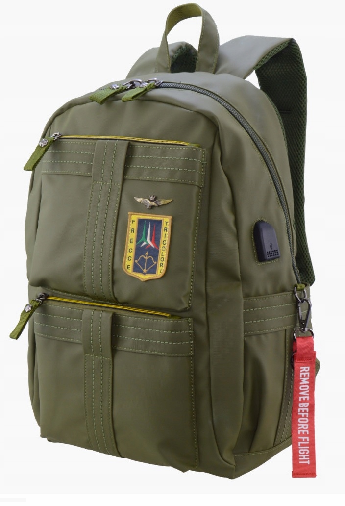 PLECAK DUŻY AERONAUTICA MILITARE FRECCE AM-345 VE ZIELONY VERDE ...