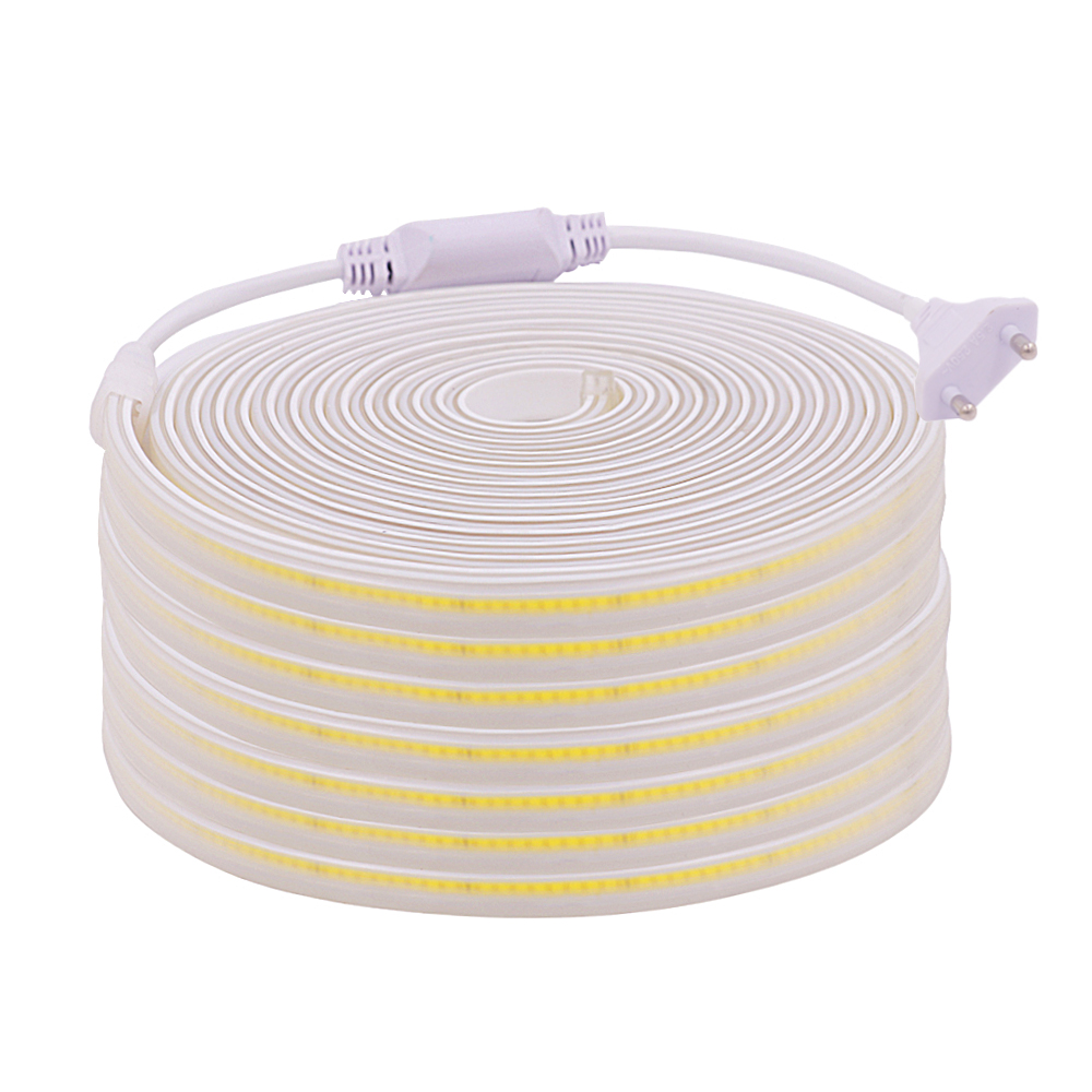 Taśma LED COB 230V BEZPUNKTOWA Biała ZIMNA 1mb. (8433325295561) • Cena ...