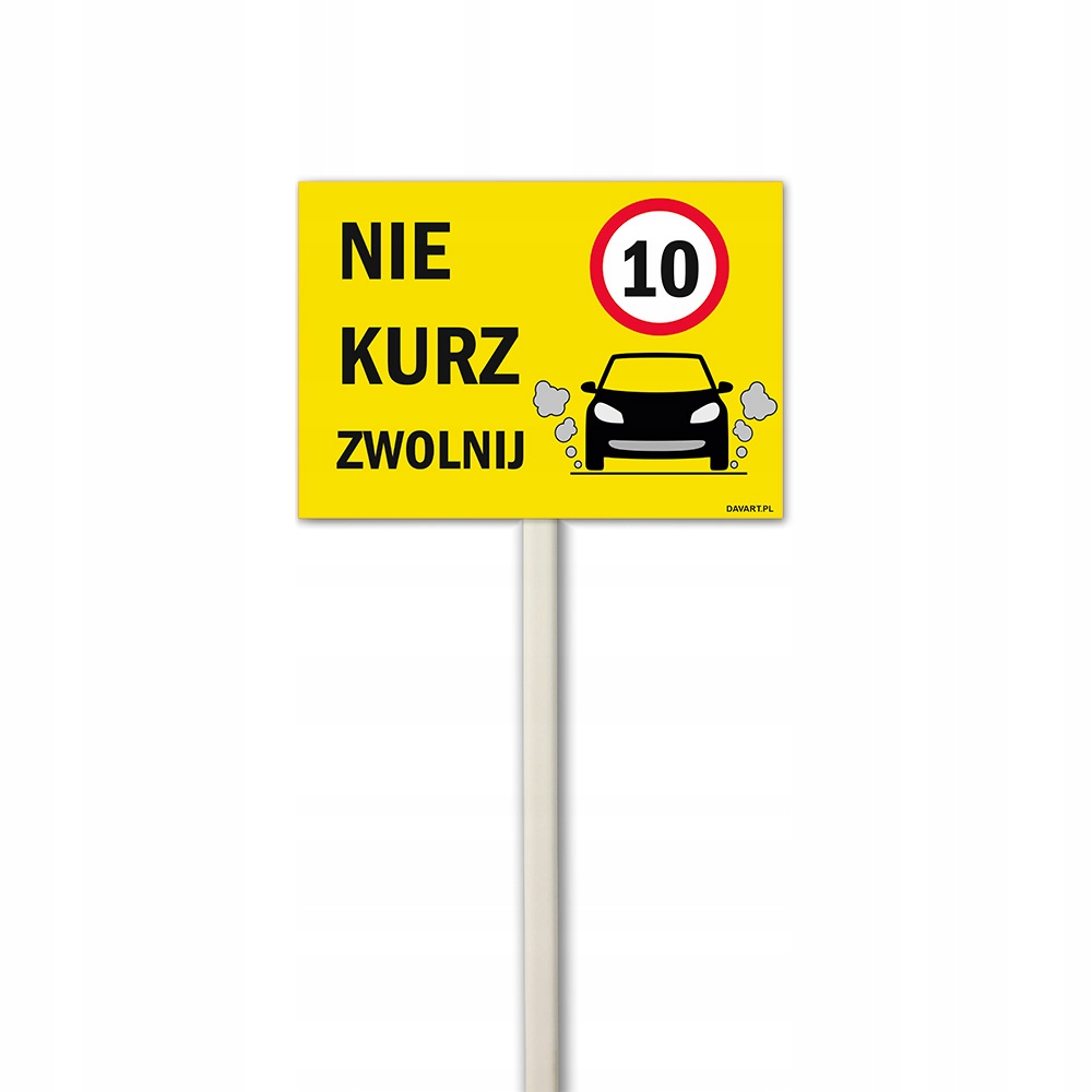 Tabliczka Zwolnij - Niska cena na Allegro.pl