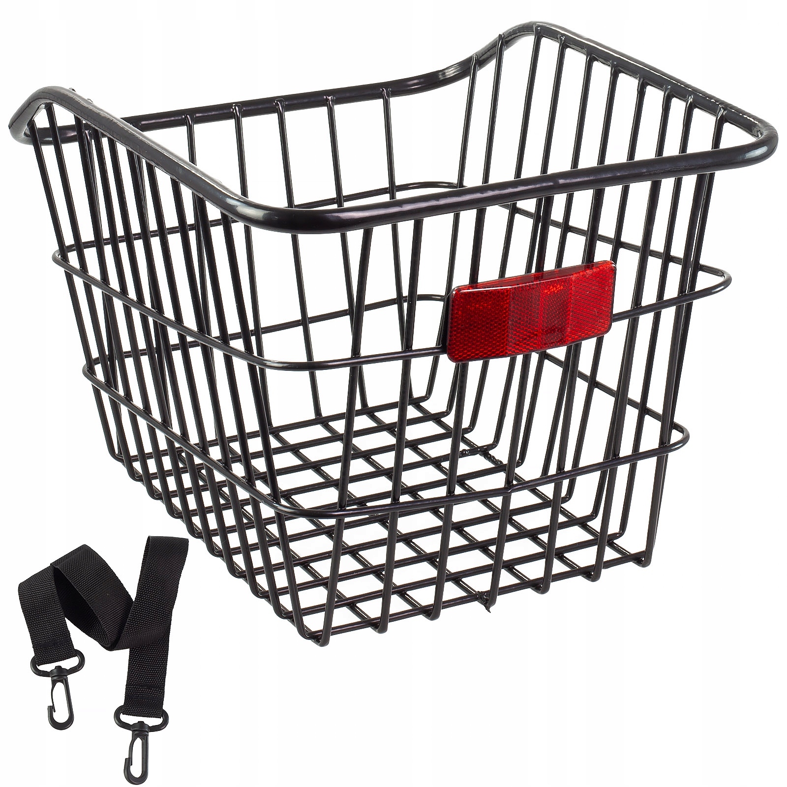 KOSZYK ROWEROWY TYLNY KOSZ ROWER BAGAŻNIK ZAKUPY MOCNY POJEMNY ...