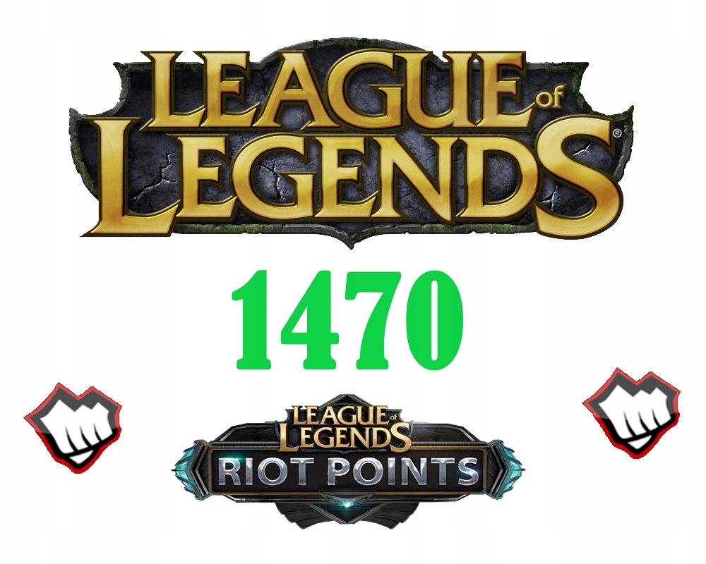 League of Legends - 1470 RP Riot Points EU NordicEast Polska - Stan: 55 ...