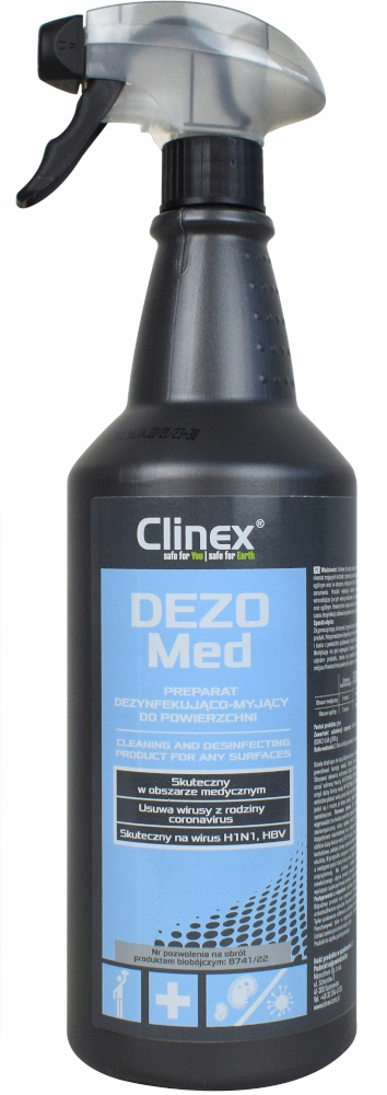 CLINEX DEZO Med 1L mycie dezynfekcja medyczna (5907513270997) • Cena ...