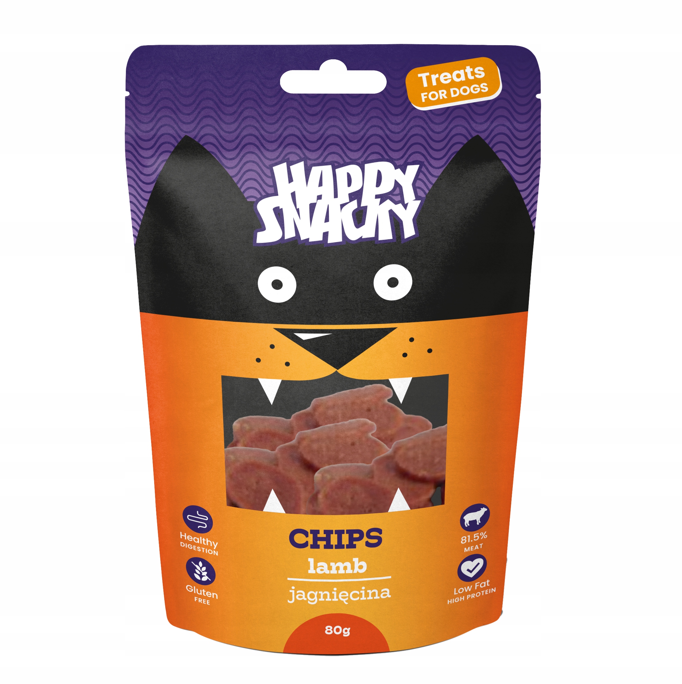Happy Snacky Przysmaki dla Psa Talarki z Jagnięciny 80g (5903299382312 ...