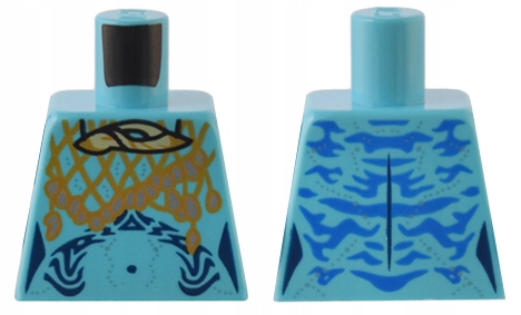 Lego Nowy Tors bez rączek Medium Azure Torso Avatar avt026 Ronal ...