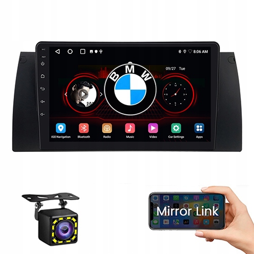 BMW E38 E39 X5 E53 M5 RADIO ANDROID GPS BT 2/32GB - Sklep, Opinie, Cena ...