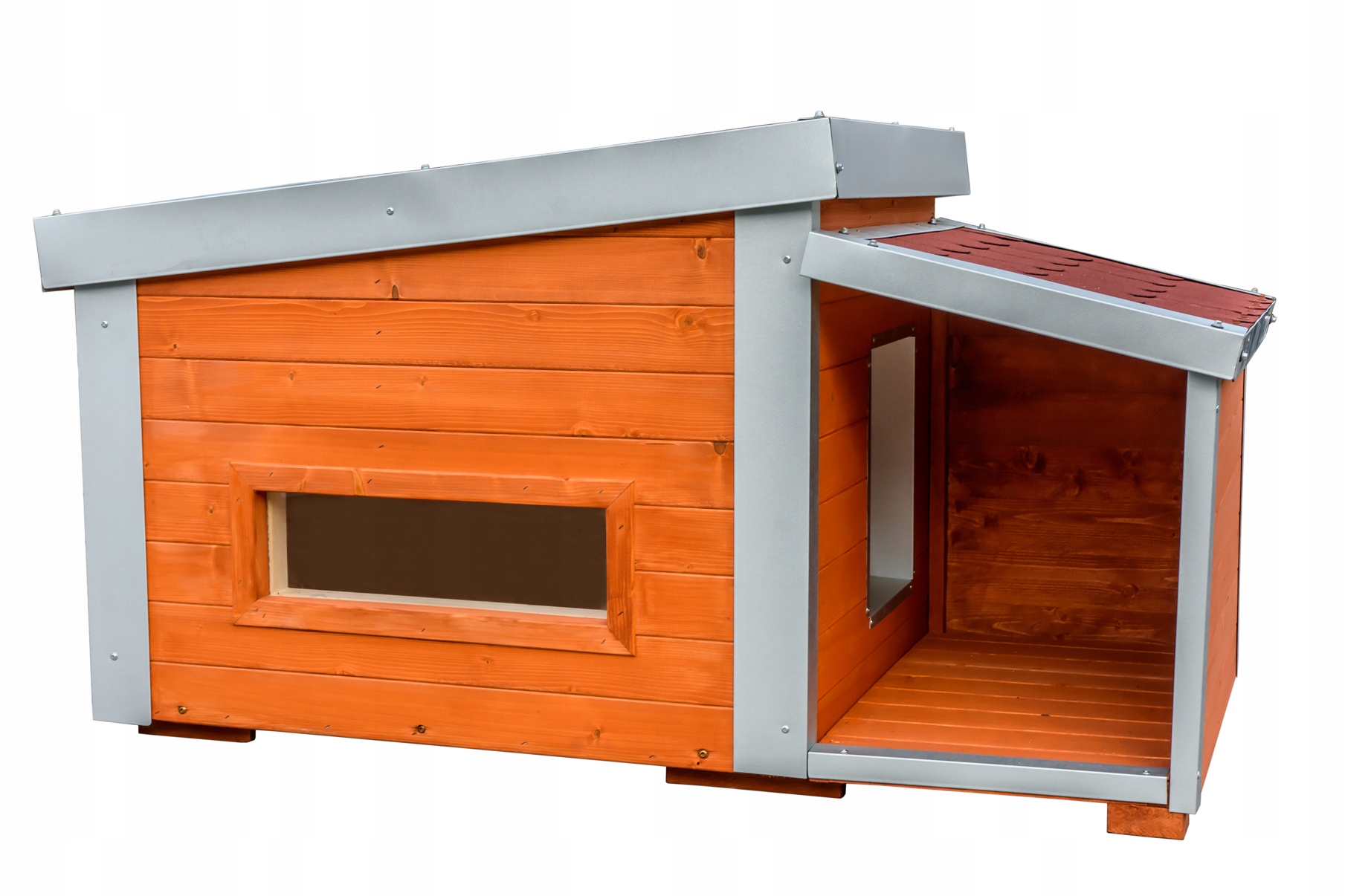 BUDA DLA PSA z przedsionkiem XL LUX D-BoxBox4dog • Cena, Opinie - Allegro