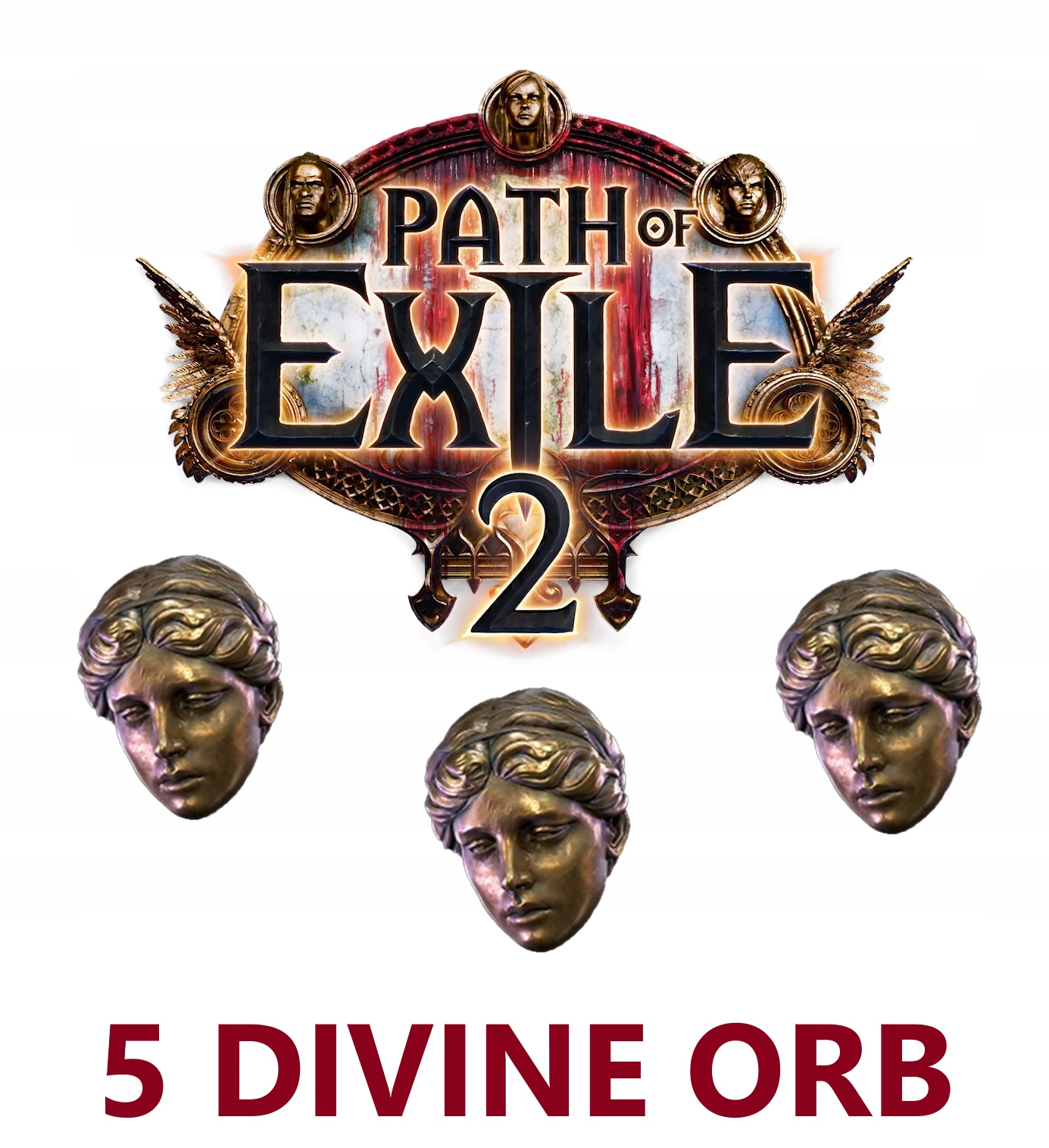 x5 DIVINE ORB Path of Exile 2: Standard POE2 ORBS - Vroda