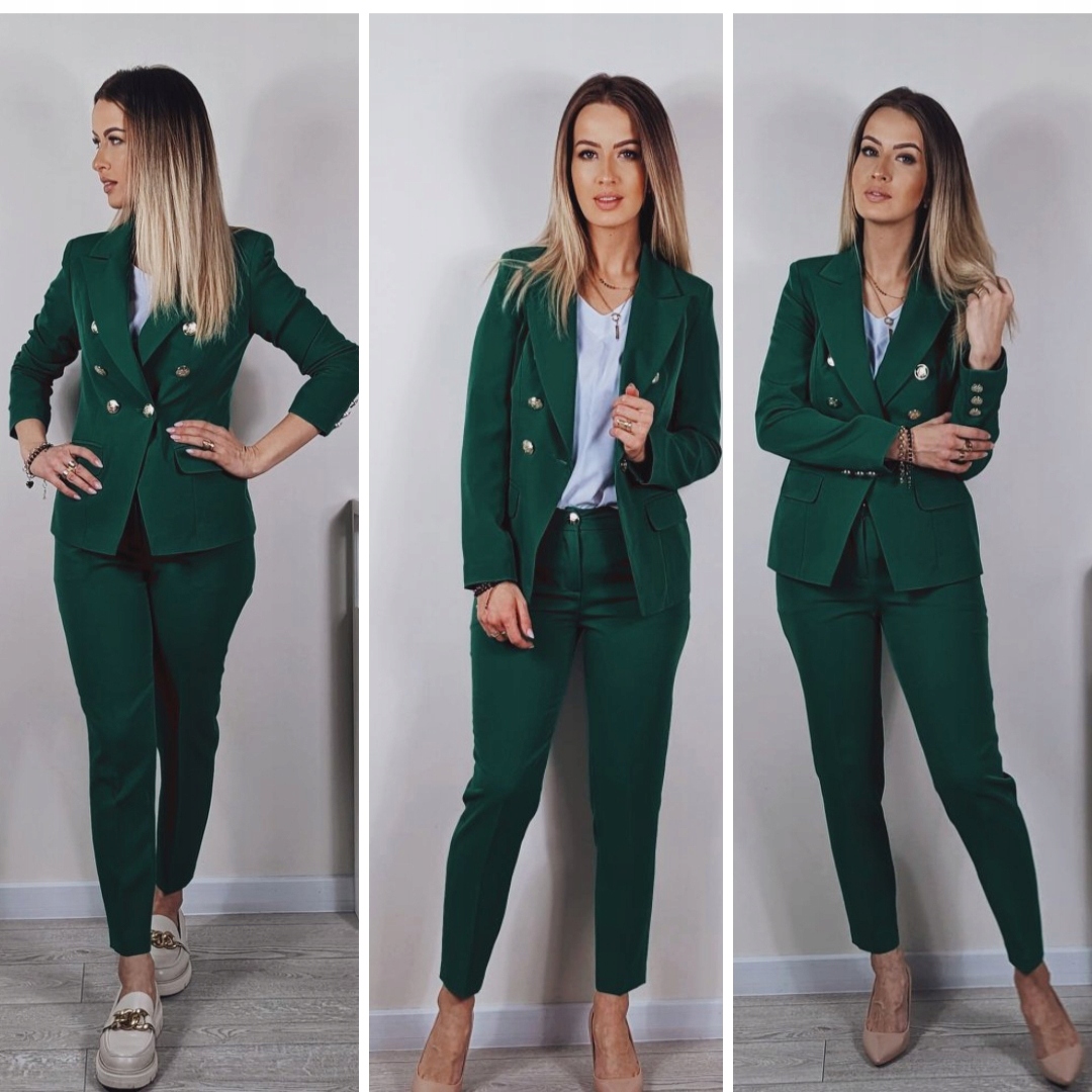 Garnitur,Kostium,Spodnium damski Cudo Polski,guziki, klasa 36-46 tu 44 ...