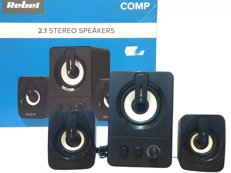 Głośniki komputerowe 2.1 Rebel CS-50 - Sklep, Opinie, Cena w Allegro