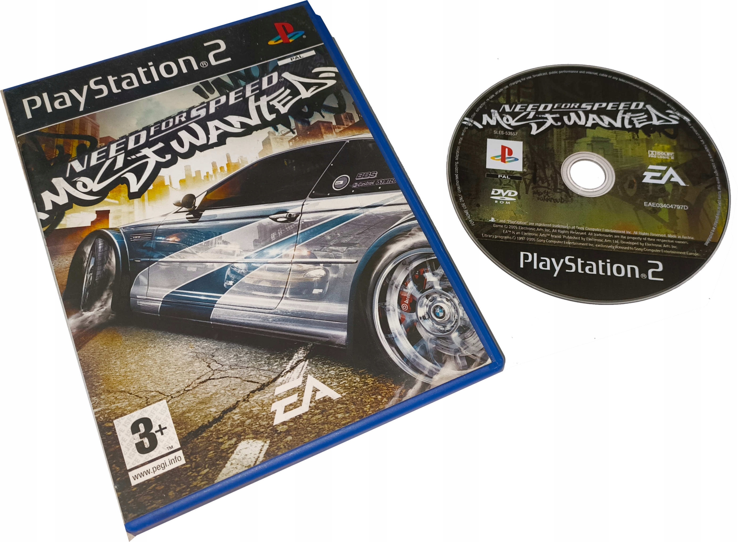 NFS: MW / NEED FOR SPEED: MOST WANTED / ANG / UŻYWANA / PS2 - Stan ...