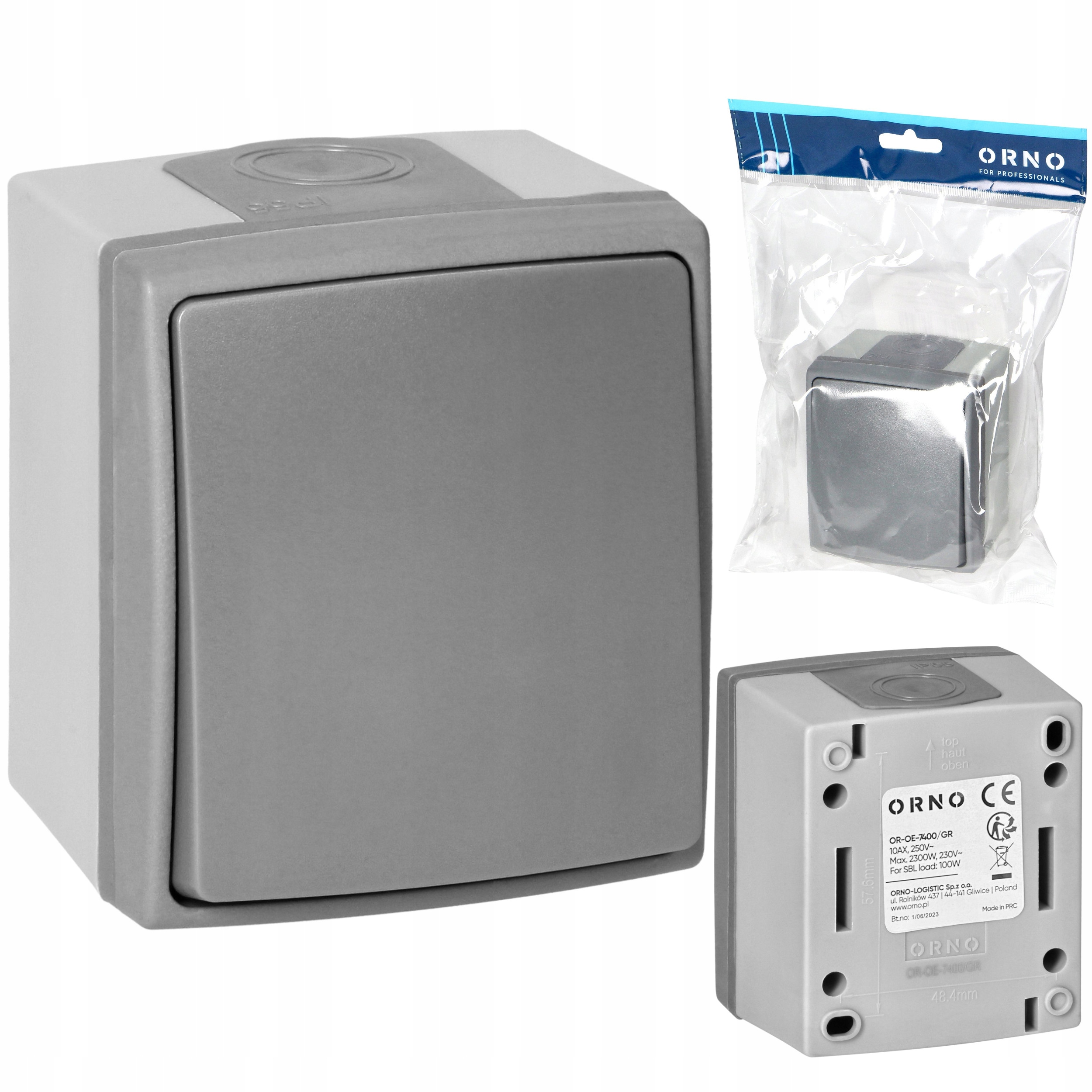 Hermetyczny Włącznik do Światła Aquatic Pro Szary (5908254829369 ...