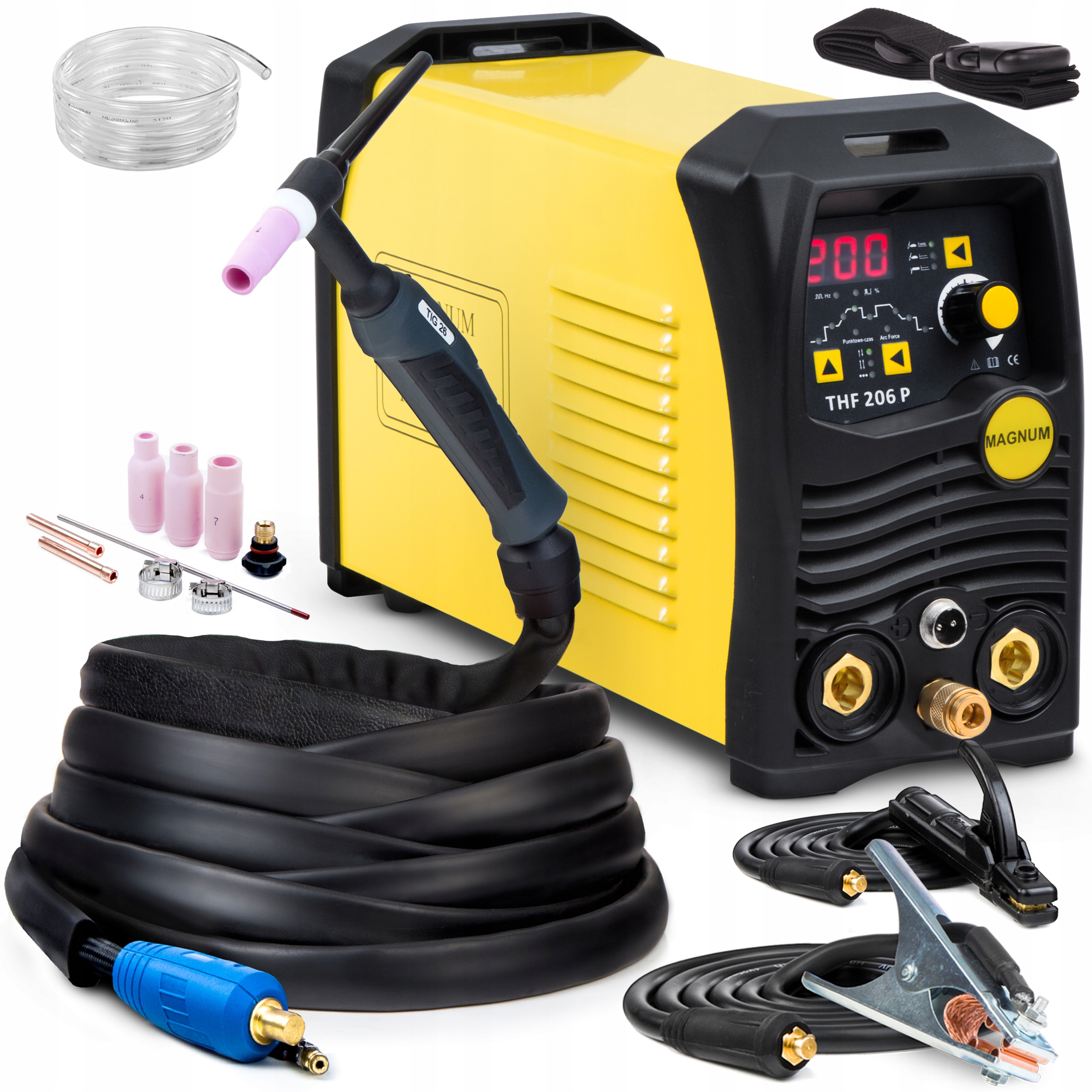 SPAWARKA INWERTOROWA INWERTER MAGNUM THF 206P MMA TIG PULS 230V 200A IGBT (5905323107793) • Cena ...
