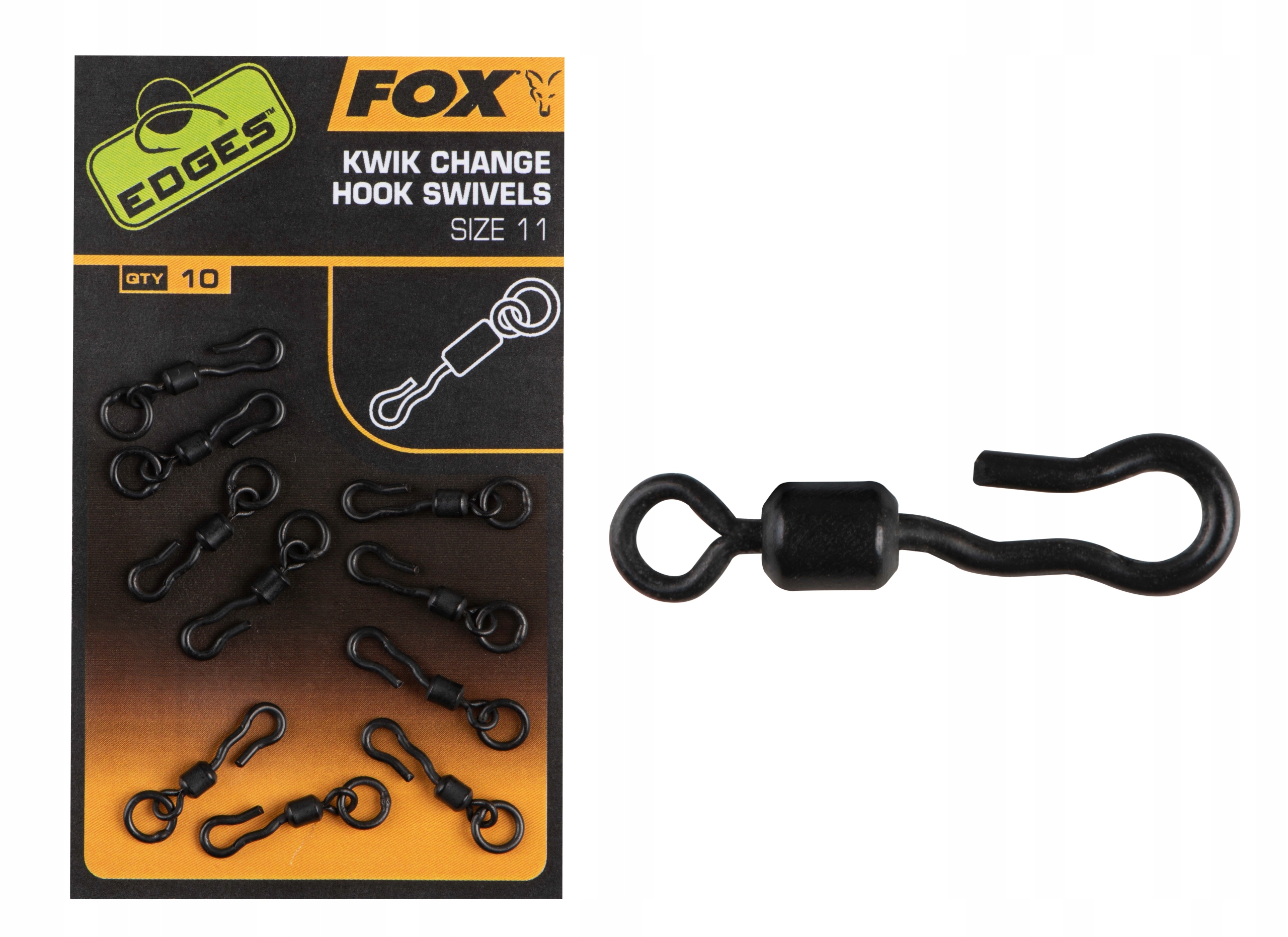 Krętlik FOX Kwik Change Mini Hook Swivels - porównaj ceny - Allegro.pl