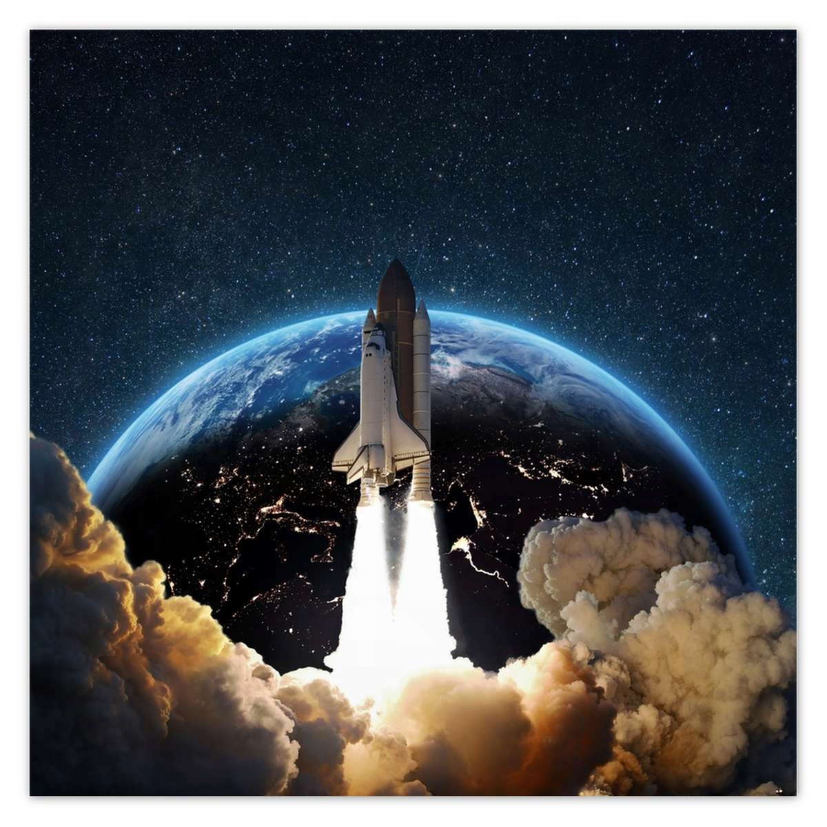 140x140-es rakéta indul az űrbe matrica, • Ár, Vélemények - Allegro