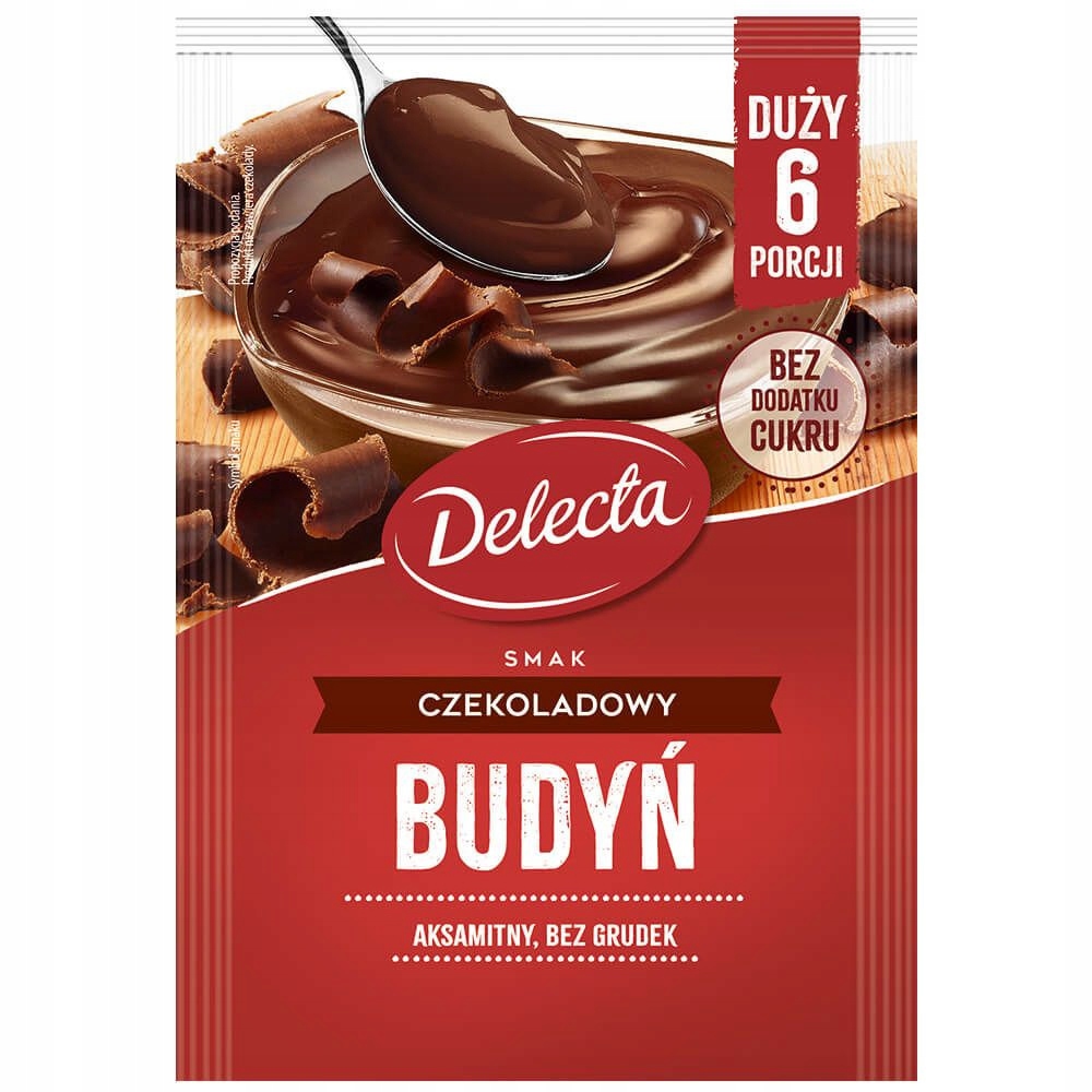 DELECTA BUDYŃ CZEKOLADOWY 64G (5900983000217) • Cena, Opinie • Budyń ...
