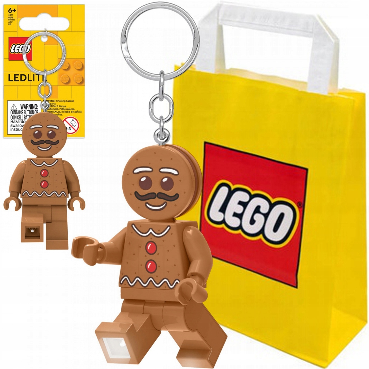 Brelok z latarką LEGO Piernikowy ludek (4895028530303) • Cena, Opinie ...