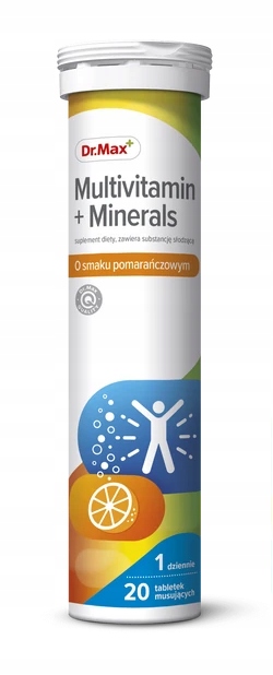Multivitamin + Minerals, Dr.Max, 20 tabletek musujących, SUPLEMENT ...