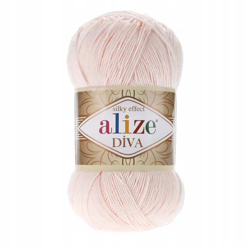Alize Diva 382 - pudrowy (8697678016796) • Cena, Opinie • Włóczki 13502802301 • Allegro