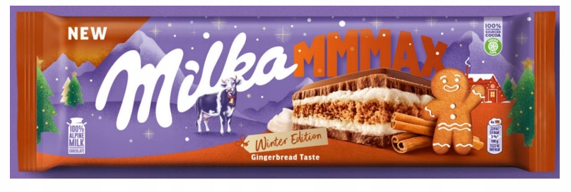 MILKA GINGERBREAD CZEKOLADA 300G 14926562581 - Allegro.pl
