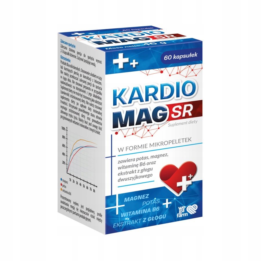 Kardiomag SR 60 kaps. - mikropeletki (5908216260469) • Cena, Opinie ...