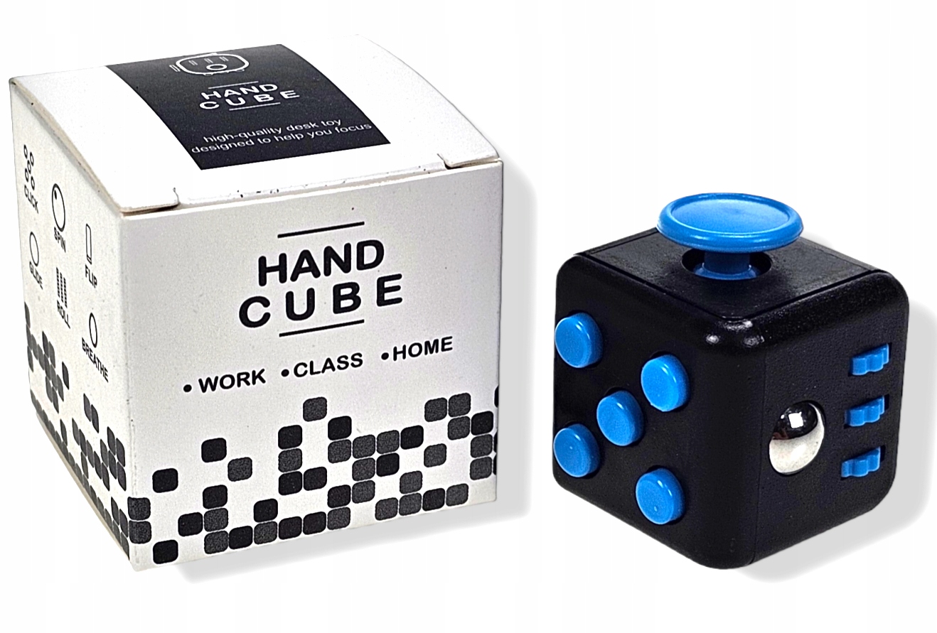 HAND CUBE ! KOSTKA ANTYSTRESOWA FIDGET CUBE TOYS przyciski pokrętła w ...