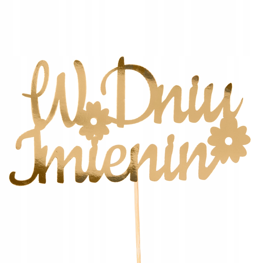 Topper W Dniu Imienin Beermata Toppery Imieninowe 12304344015 - Allegro.pl