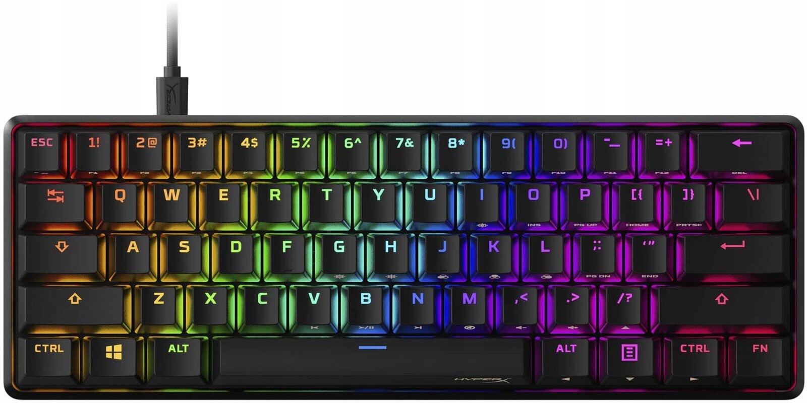 Prepínač HyperX Alloy Origins 60 Aqua - Allegro